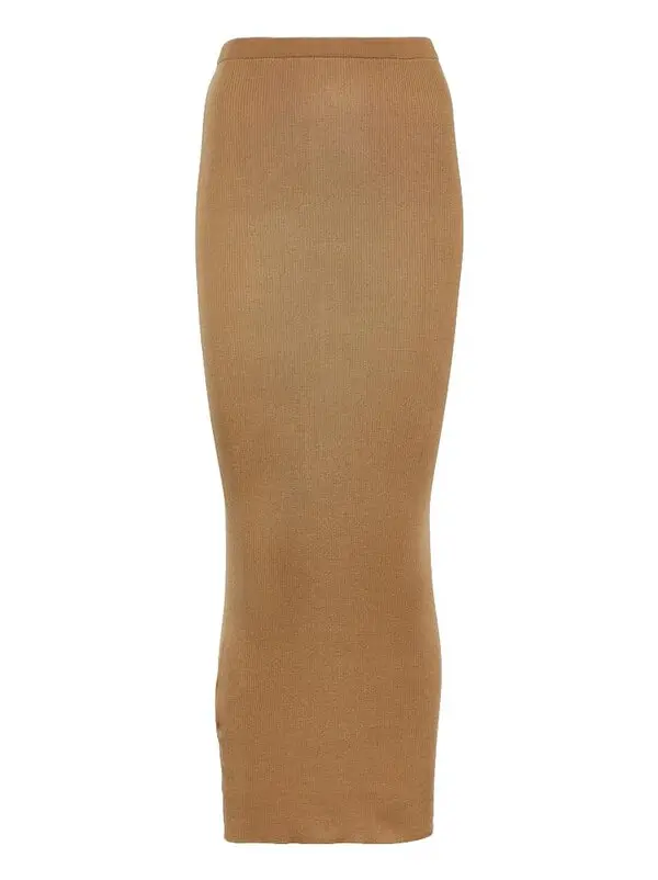 Prada High-rise Midi Skirt - Brown