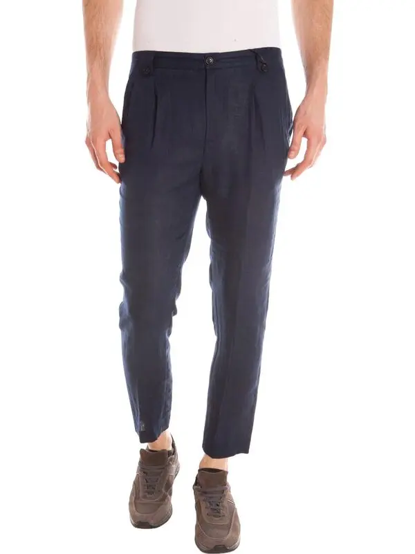 DANIELE ALESSANDRINI London 95 Trousers - Blue