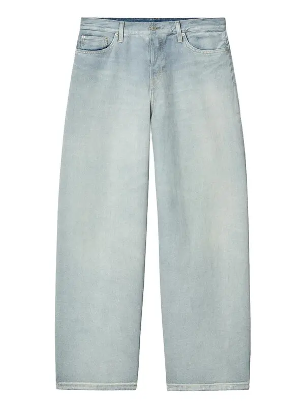 Cos Rider Straight-leg Jeans - Light Blue