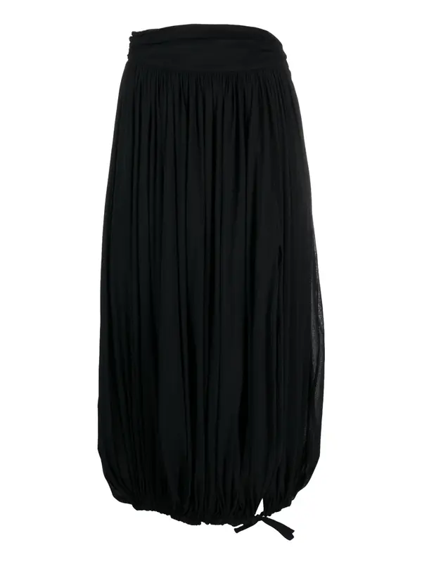 Philosophy Di Lorenzo Serafini Pleated Midi Skirt - Black