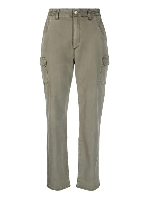 Paige Drew Tapered Cargo Trousers - Green