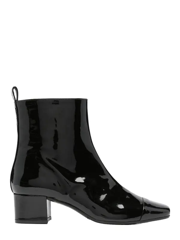 CAREL Estime Patent-leather Ankle Boots - Black