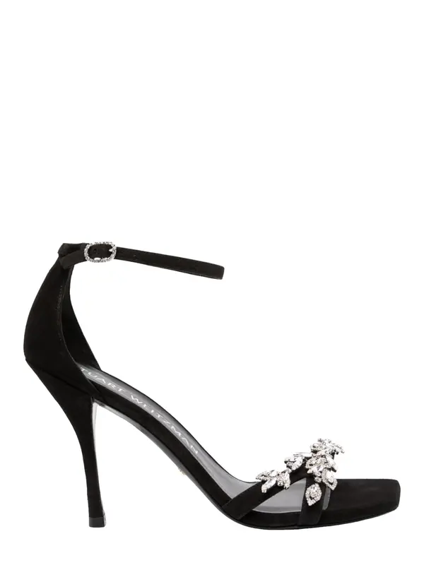 STUART WEITZMAN Nudist Vow 100mm Sandals - Black
