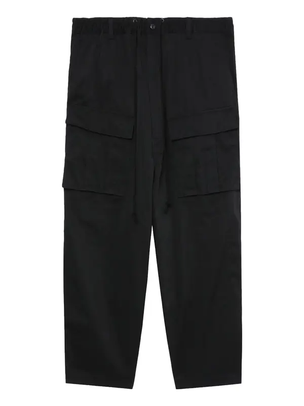 Junya Watanabe Drop-crotch Cargo Trousers - Black