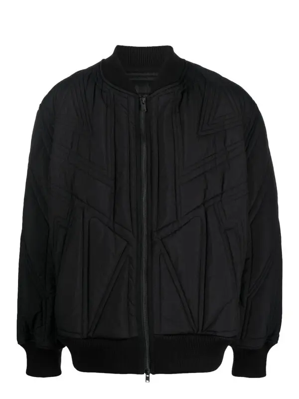 Y3 Quilted Bomber Jacket - Black