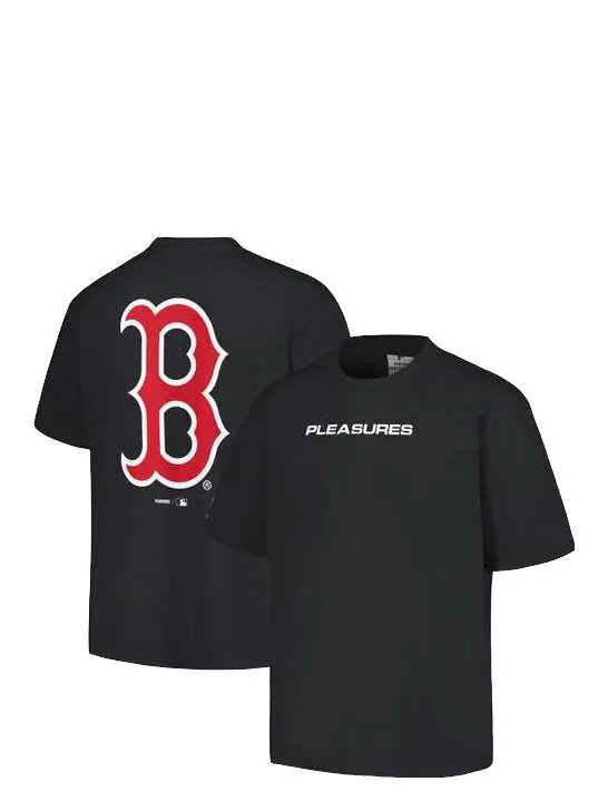 PLEASURES Boston Red Sox Ballpark T-shirt - Black