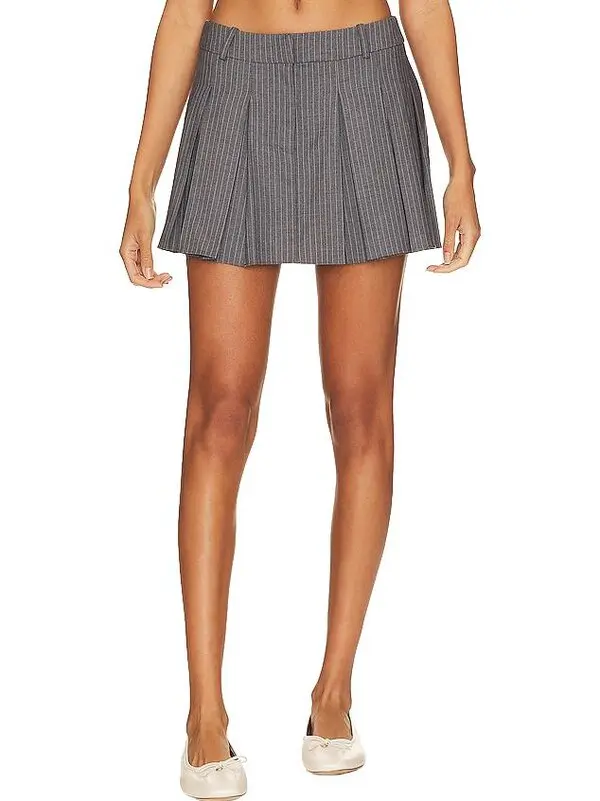 Amanda Uprichard Braylon Skort - Eton Pinstripe
