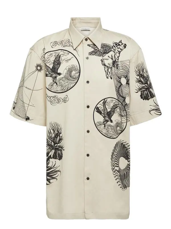 Dries Van Noten Cassidye Printed Cotton Poplin Shirt - Multicoloured