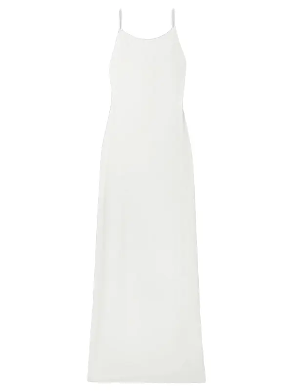 NILI LOTAN Annette Stretch-jersey Maxi Dress - Ivory