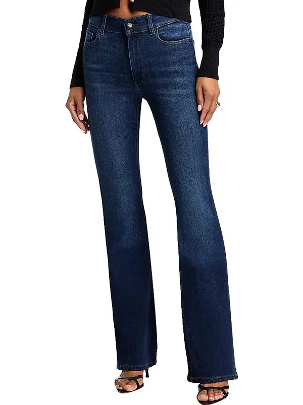 DL1961 Bridget Bootcut High-rise Jeans - Dark Indigo