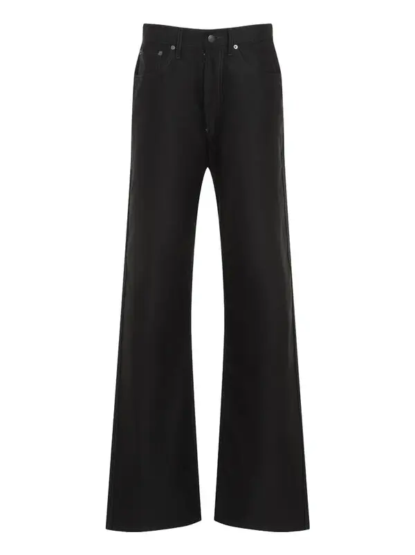 MAISON MARGIELA Cotton Flared Leg Jeans - Black