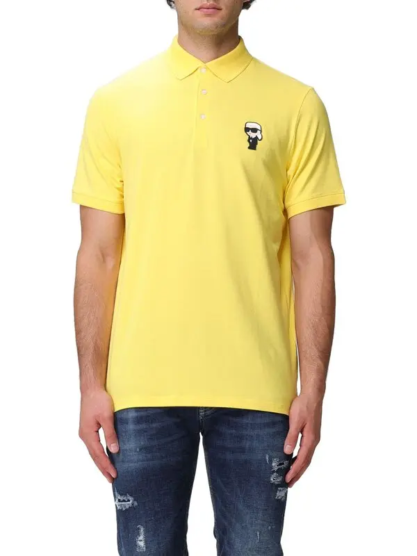 Karl Lagerfeld Polo Shirt - Yellow