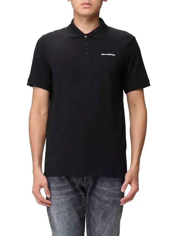 Karl Lagerfeld Polo Shirt - Black
