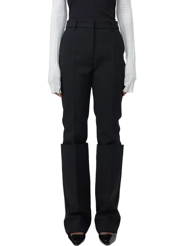 Sportmax Stretch Wool Blend Pants - Black