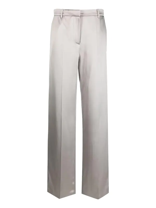 Magda Butrym Silk Trousers - Grey