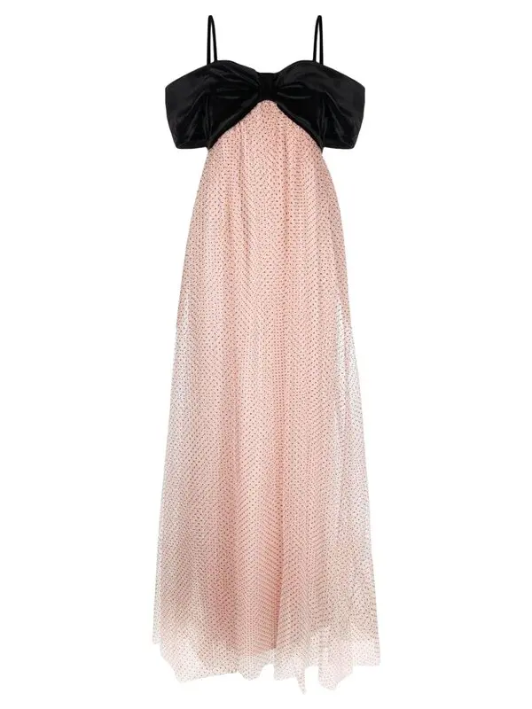 Philosophy Di Lorenzo Serafini Sequin-tulle Empire-cut Dress - Neutrals