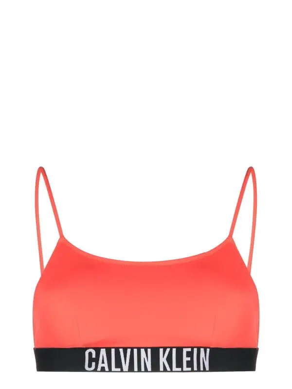 Calvin Klein Bralette-style Bikini Top - Red