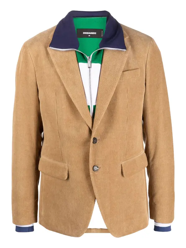 Dsquared2 Layered-effect Blazer - Neutrals