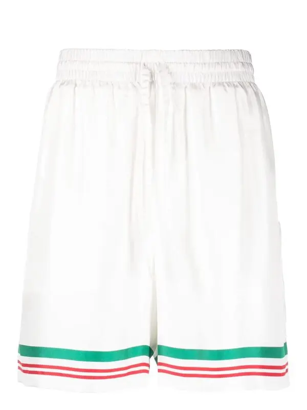 Casablanca Casa Way Drawstring Shorts - White
