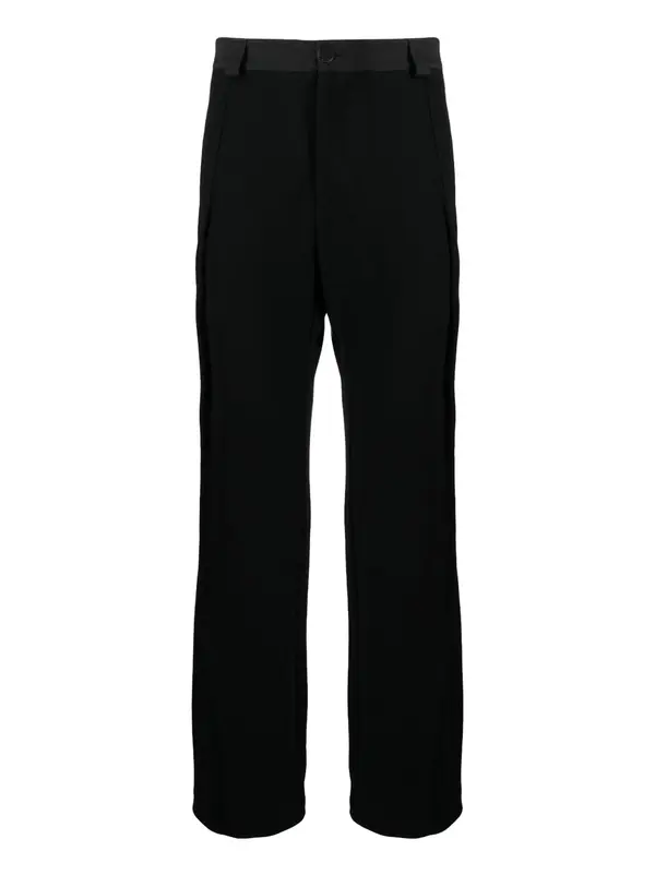 KIKO KOSTADINOV Gathered Straight-leg Trousers - Black