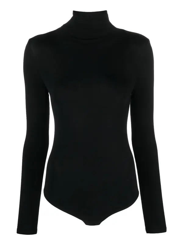 Wolford Roll-neck Bodysuit - Black