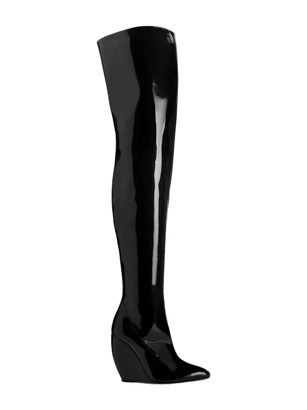 GIUSEPPE ZANOTTI 105mm Preety Over-the-knee Boots - Black