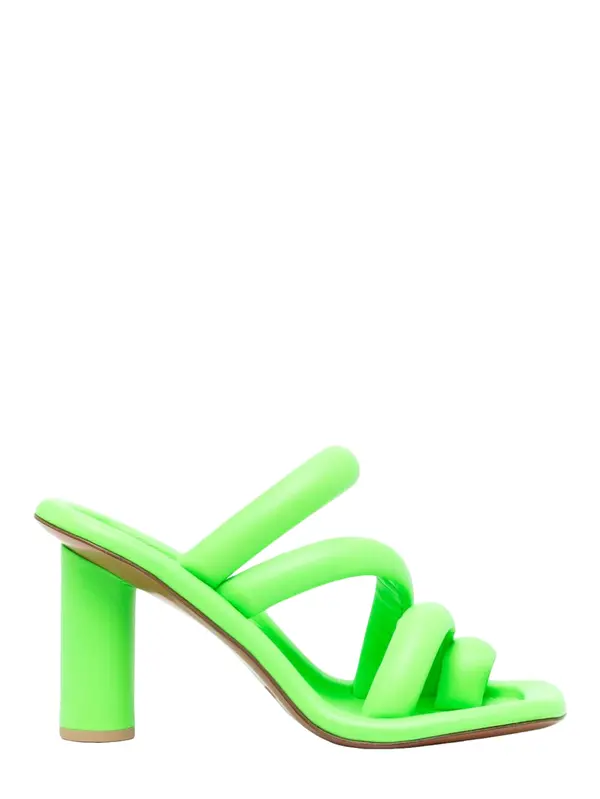 AMBUSH 90mm Padded Leather Sandals - Green