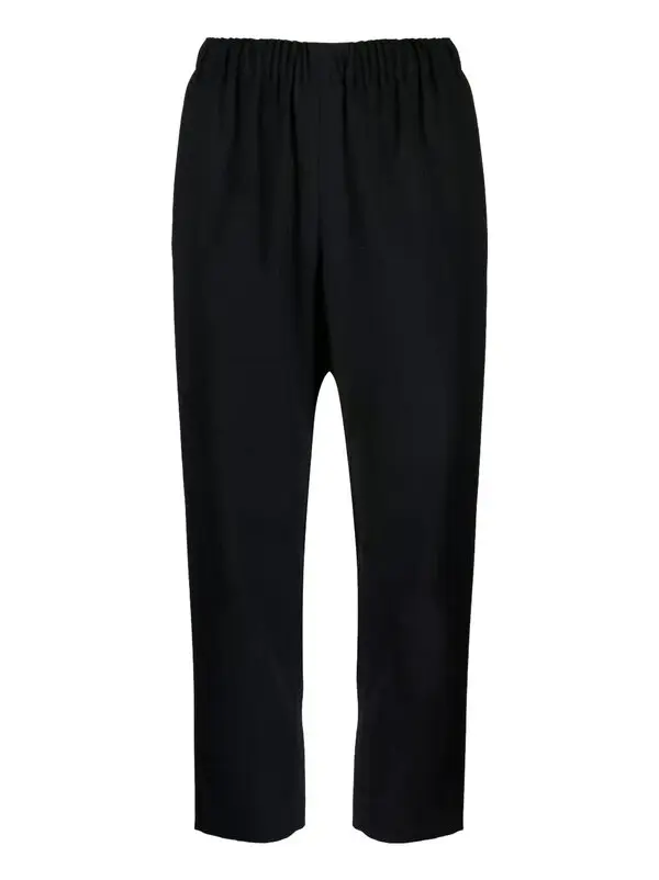 Comme Des Garçons Wool Cropped Trousers - Blue