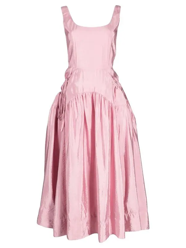 REJINA PYO Erica Pleated Midi Dress - Pink
