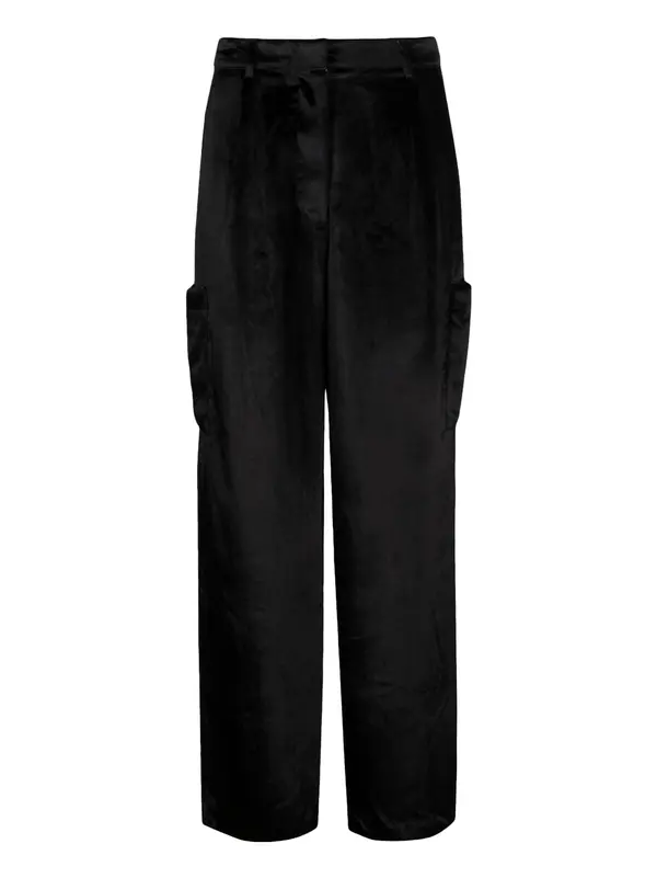 Loulou De Saison Luli Wide-leg Cargo Trousers - Black