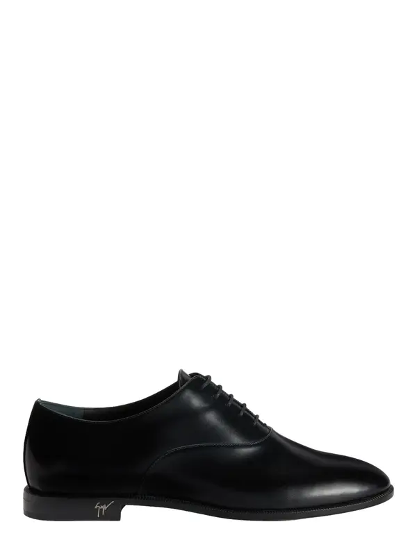 GIUSEPPE ZANOTTI Melithon Leather Oxford Shoes - Black