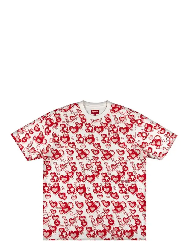Supreme Hearts Short-sleeve Top - White