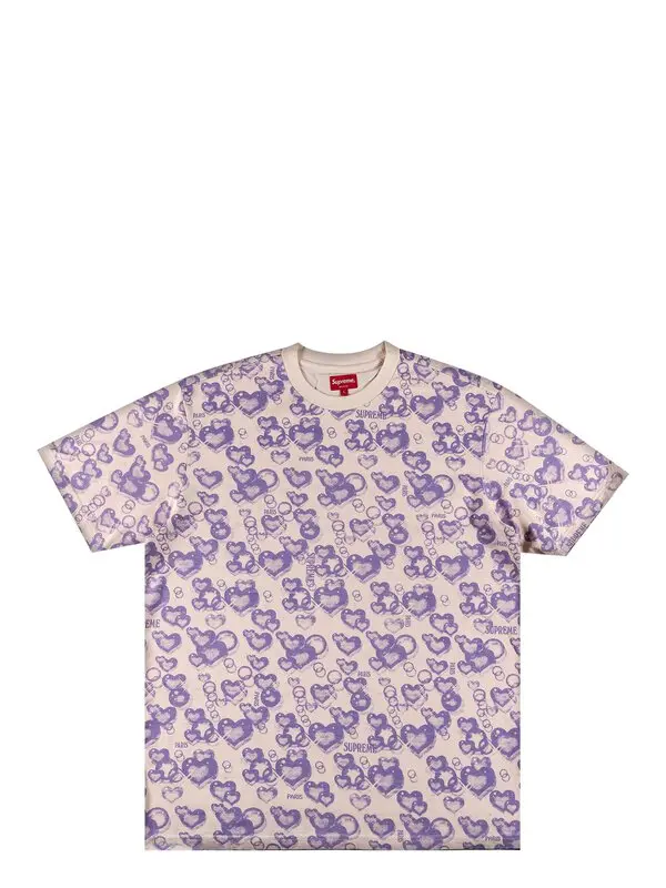 Supreme Hearts Short-sleeve Top 'light - Pink