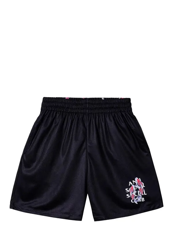 ANTI SOCIAL SOCIAL CLUB Koi Garden Shorts - Black