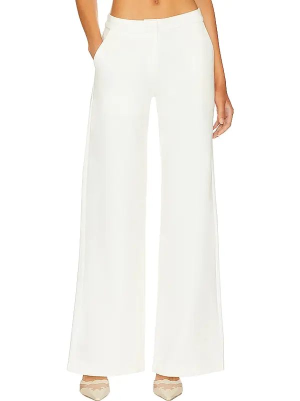 SNDYS Anika Pant - White