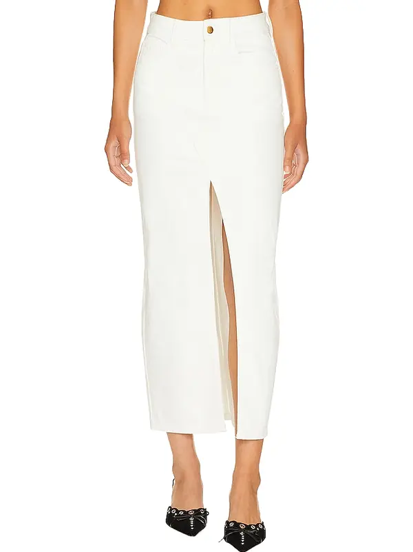 SNDYS Nila Midi Skirt - White