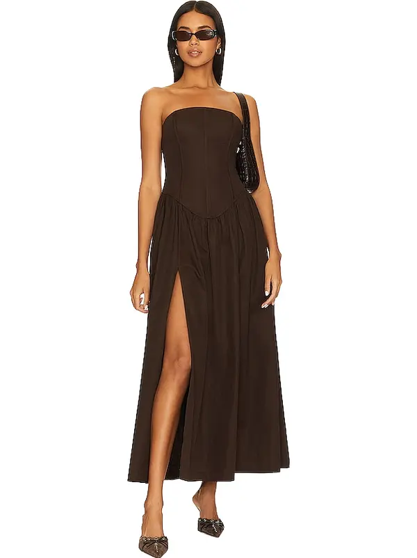 Lpa Giana Maxi Dress - Cacao