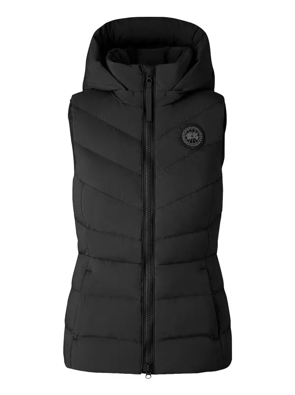Canada Goose Clair Hooded Puffer Vest - Black