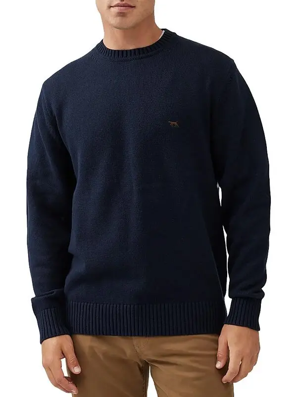 Rodd & Gunn Crew Neck Pullover Sweater - Sapphire