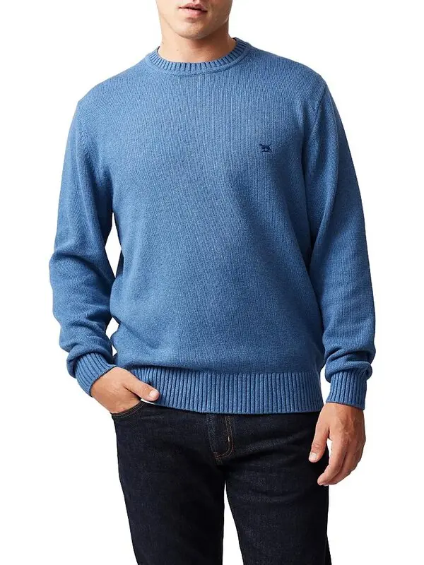 Rodd & Gunn Crew Neck Pullover Sweater - Topaz