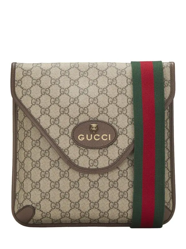 Gucci Original Gg Supreme Neo Vintage Messenger Bag - Brown