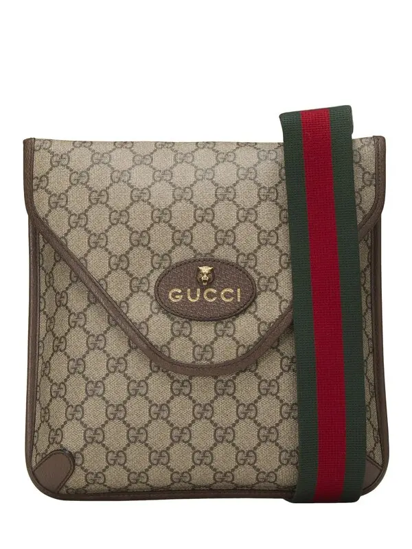 Gucci Original Gg Supreme Neo Vintage Messenger Bag - Brown