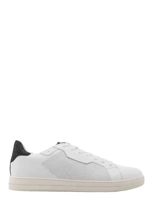 Michael Kors Keating Perforated-panel Sneakers - White