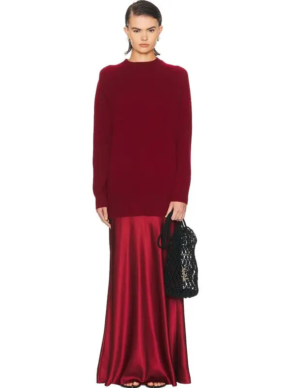 Christopher Esber Monument Long Dress - Wine