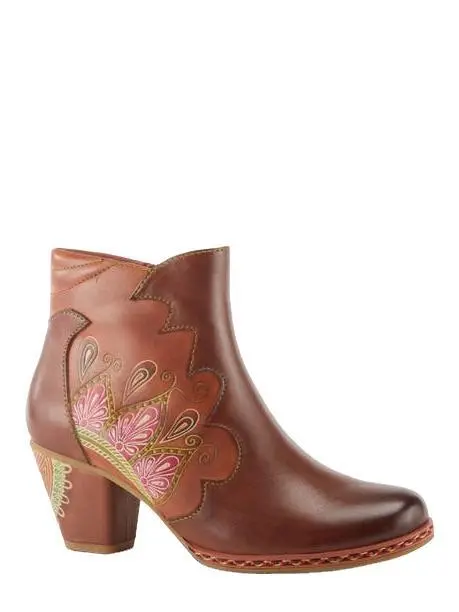 SPRING STEP SHOES Zamihi Bootie - Brown