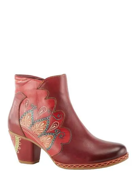 SPRING STEP SHOES Zamihi Bootie - Red