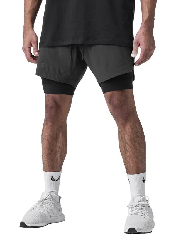 ASRV Tetra-lite™ 7-inch Water Repellent Liner Shorts - Raven Asrv/black