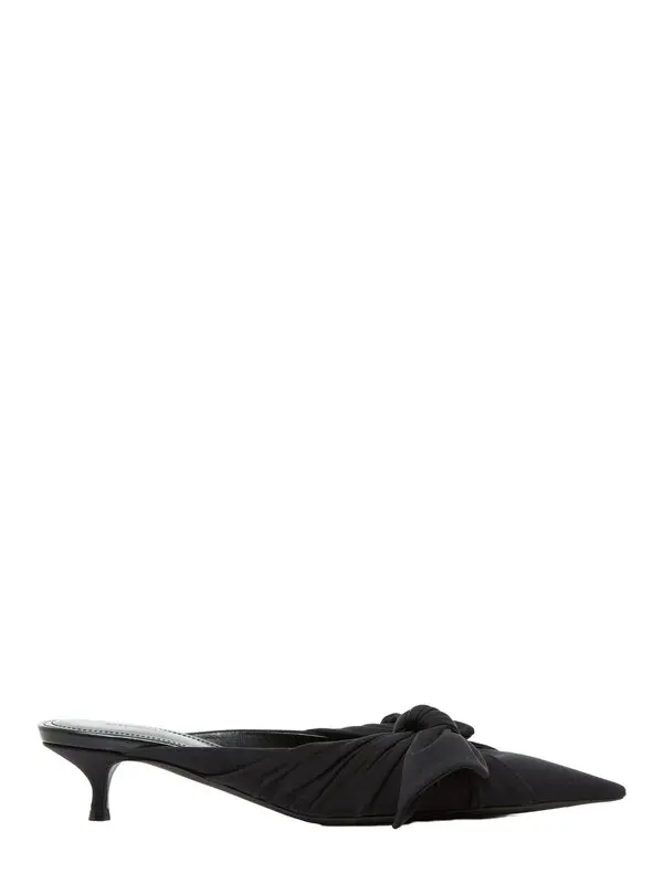 Balenciaga Knife Knot Mules - Black