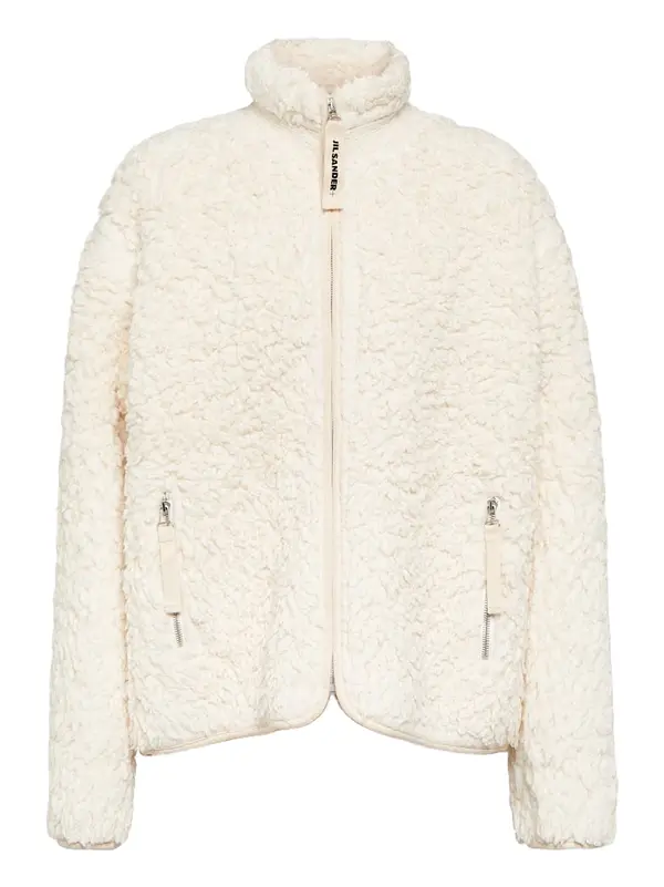 JIL SANDER Teddy Jacket - White