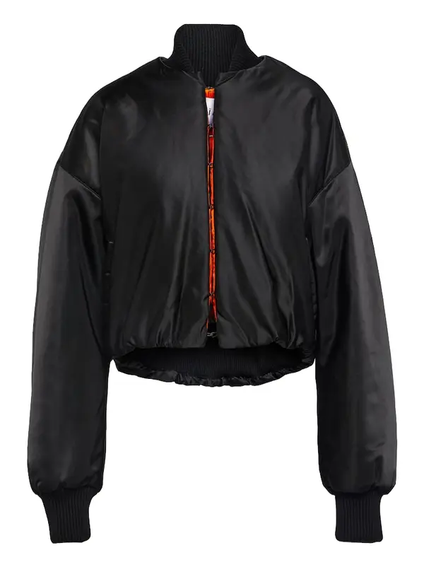 Alaïa Oversized Bomber Jacket - Black